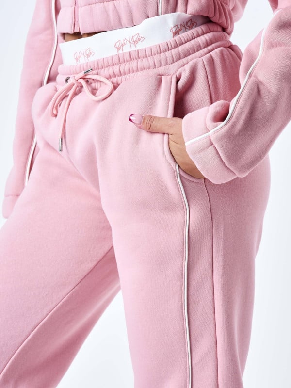 Bas De Jogging Bande élastique Rose