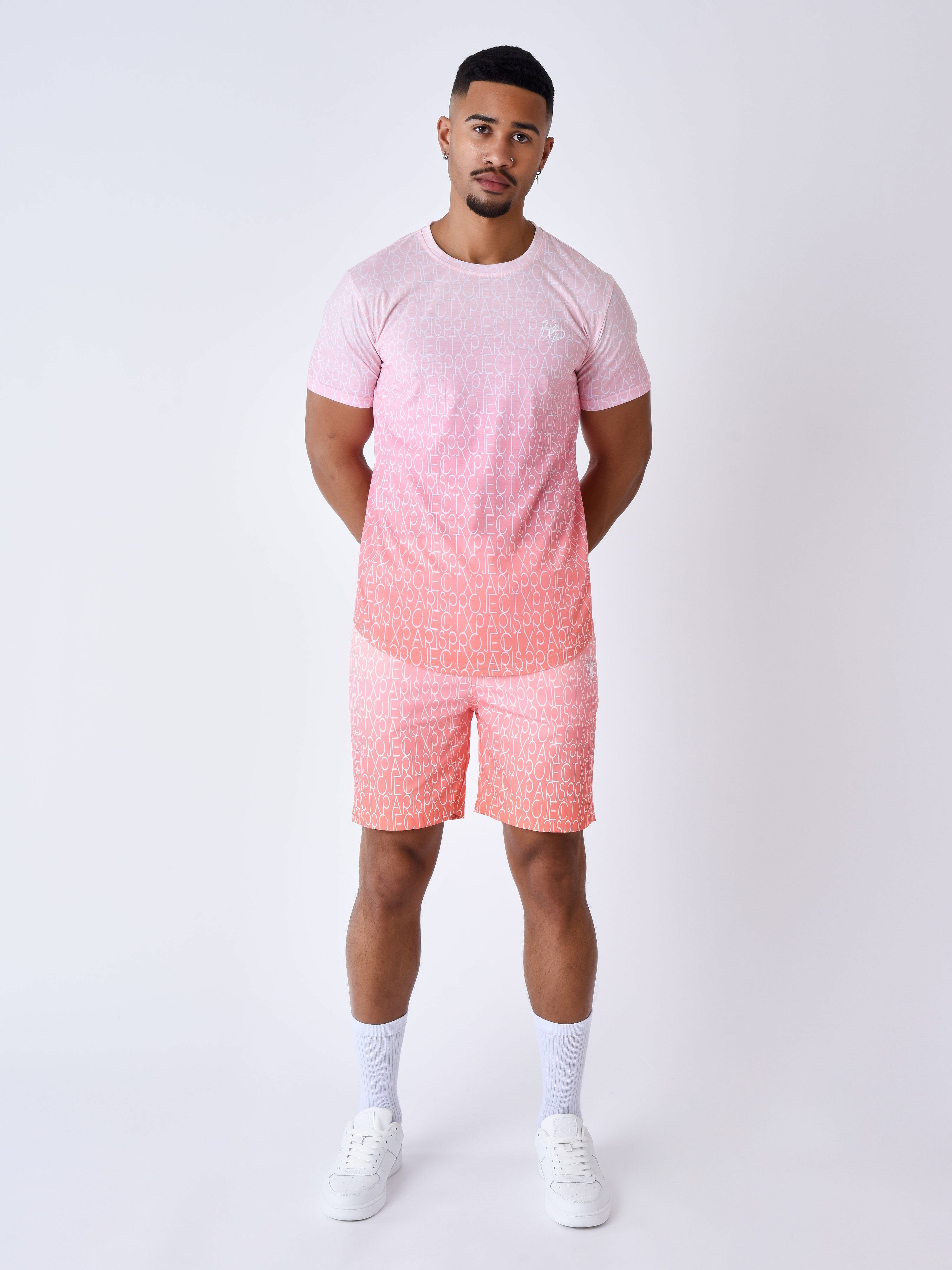 Bicolor gradient effect and all over swim shorts – PXP