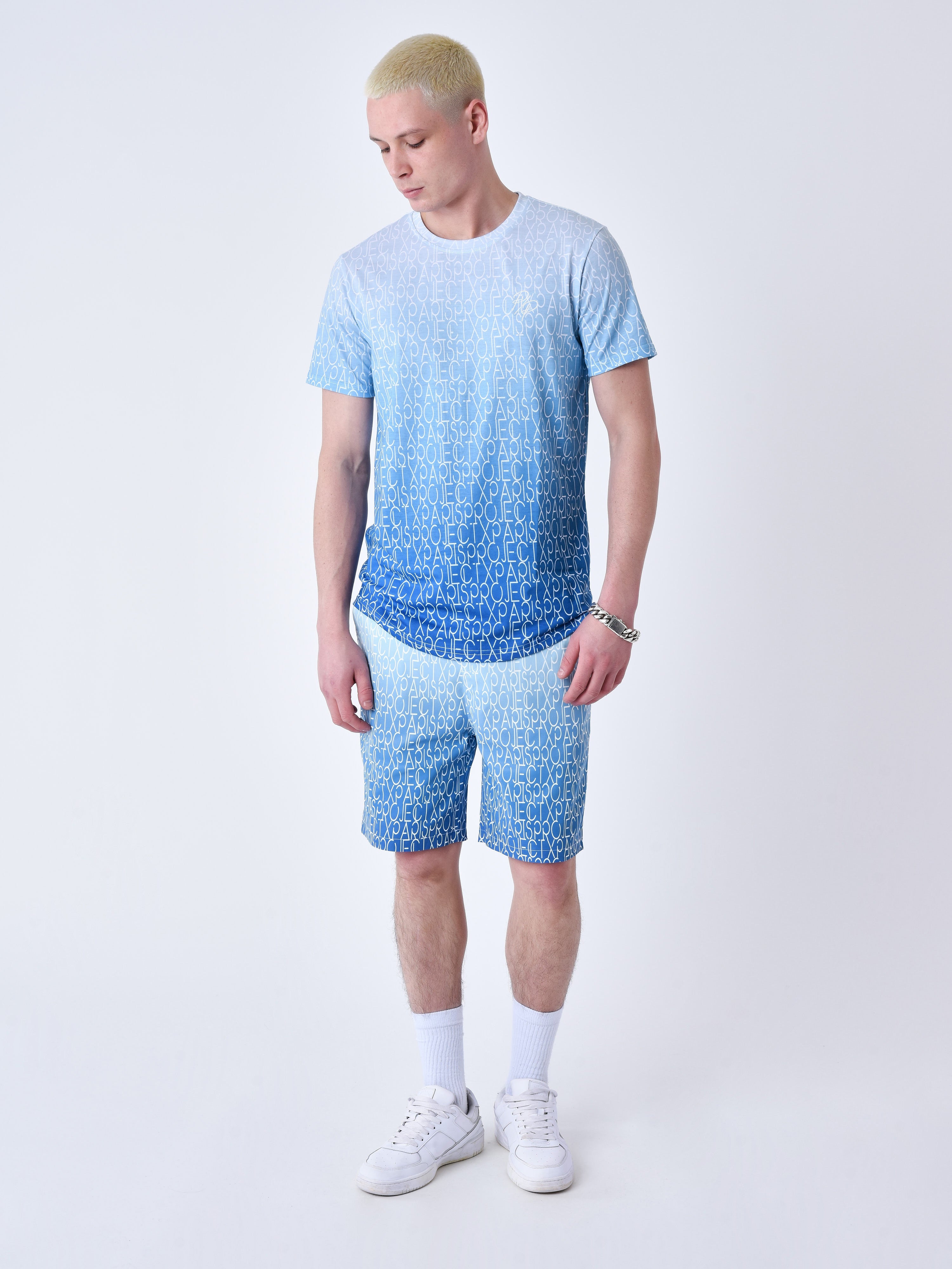 Bicolor gradient effect and all over swim shorts – PXP