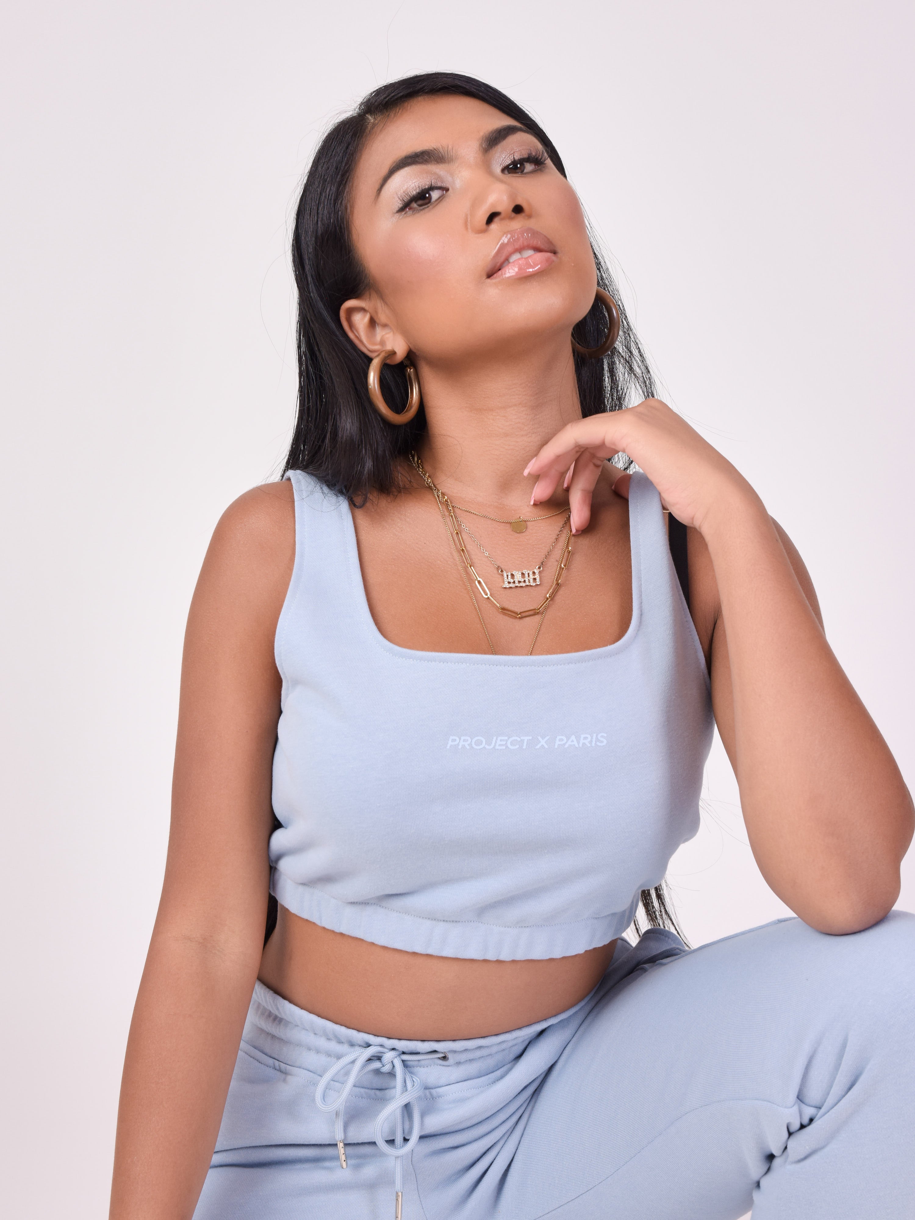 Basic wide strap crop top – PXP